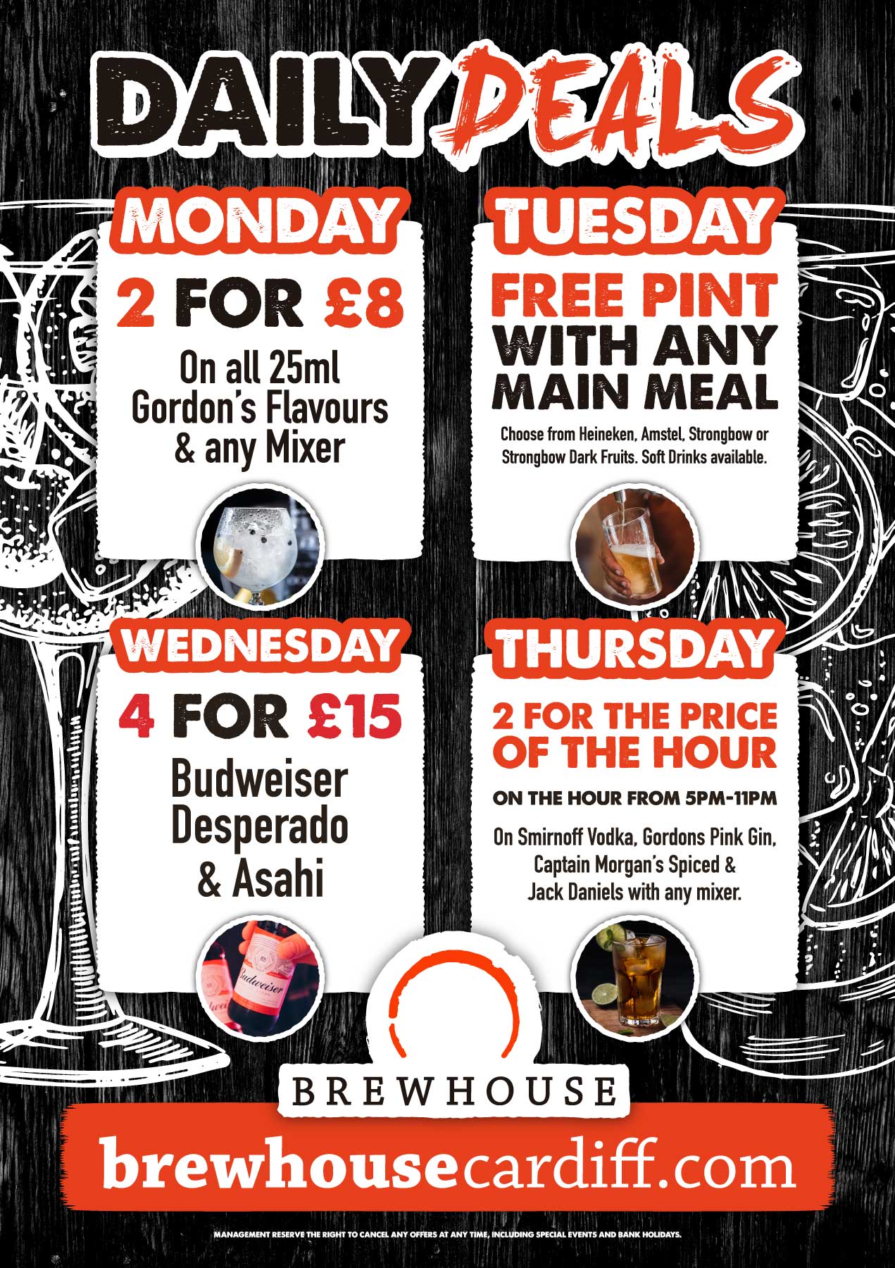 Offers - Brewhouse Cardiff