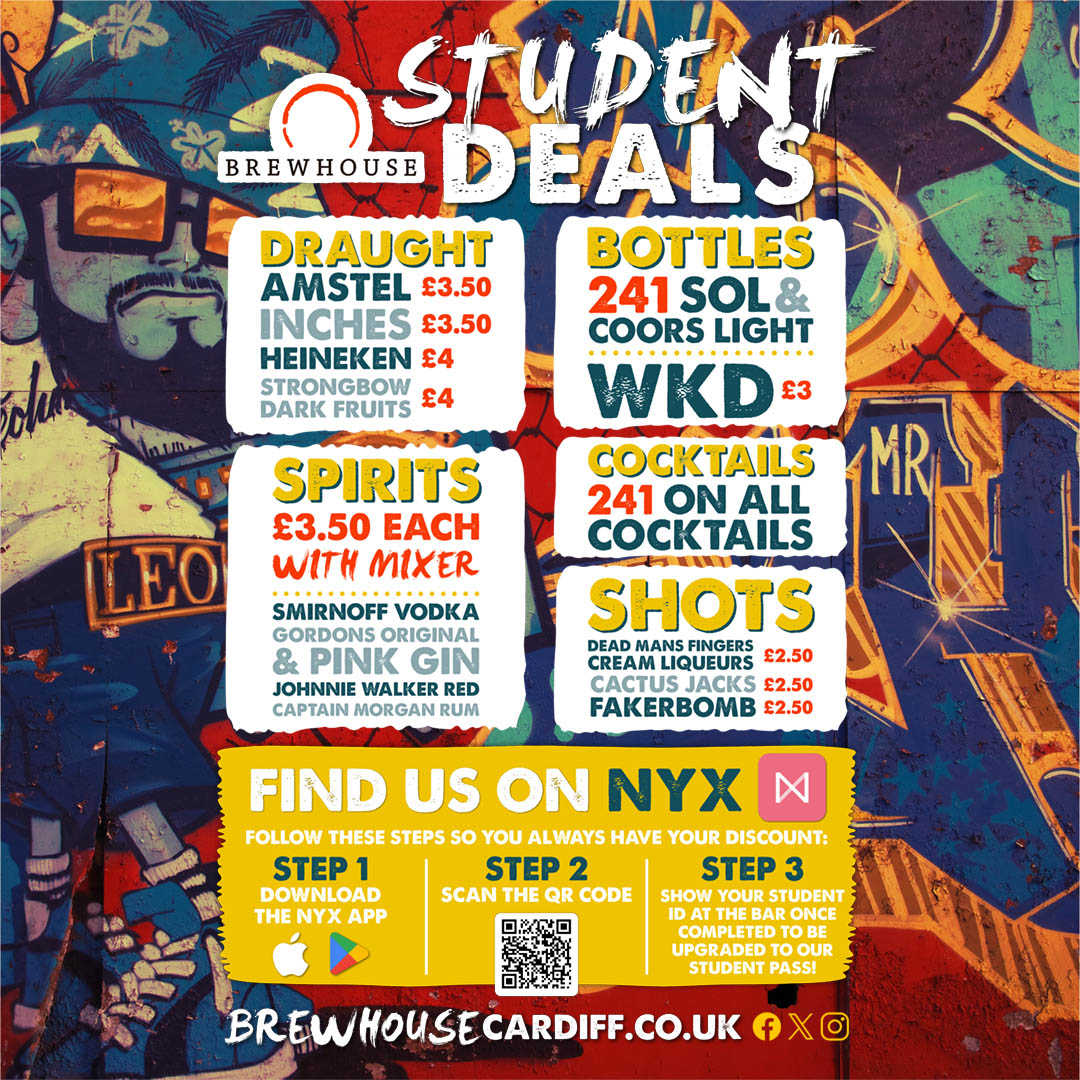 Offers - Brewhouse Cardiff